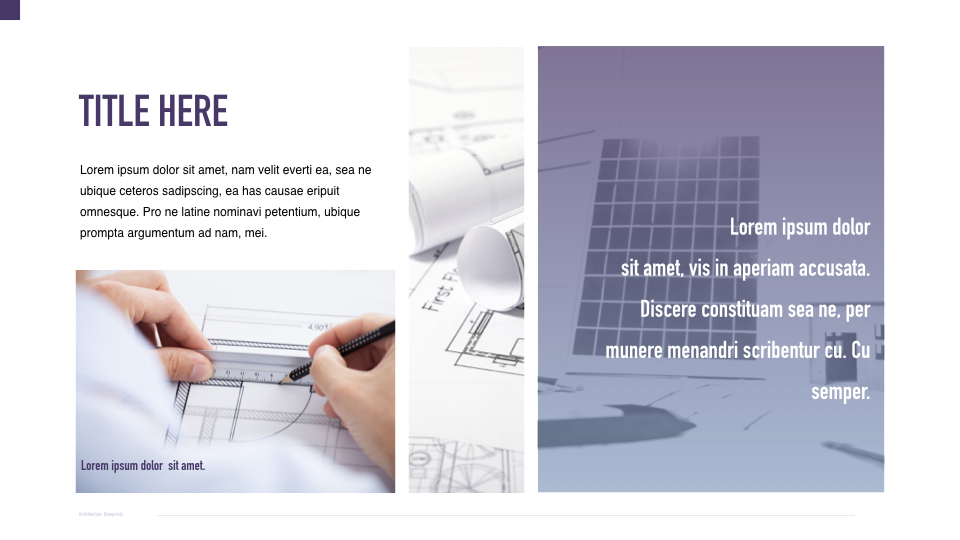 Architecture Blueprints PPT to Keynote