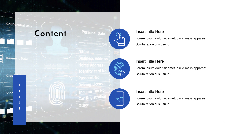 Biometrics Security Ultimate Keynote Template