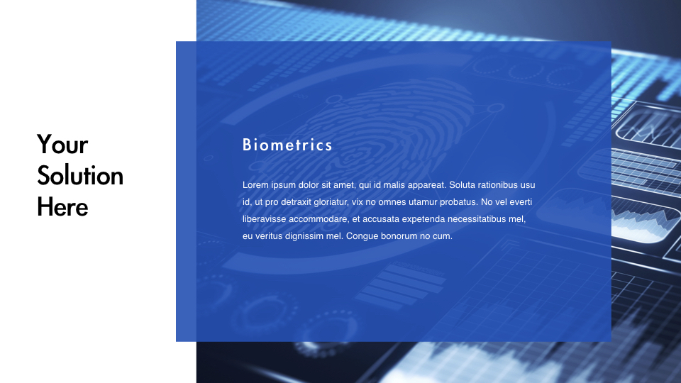Biometrics Security Ultimate Keynote Template