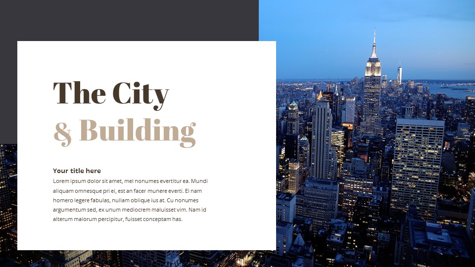 City & Building Google PPT Templates