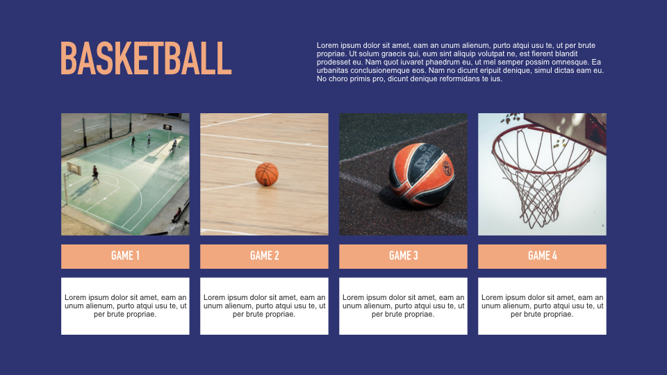 Basketball Playing Creative Keynote