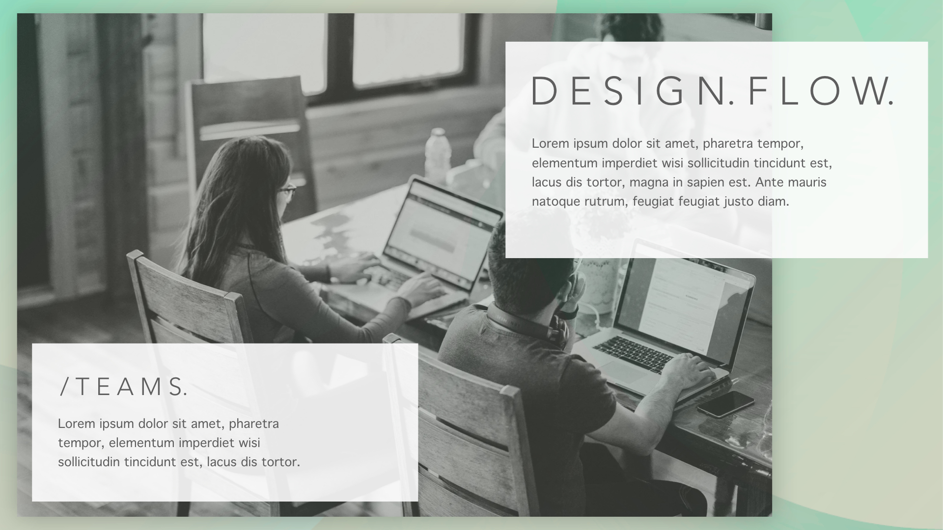 Data UI/UX Analysis Theme Keynote Design