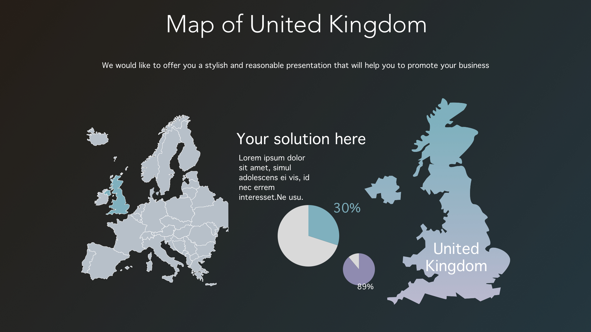 Data UI/UX Analysis Theme Keynote Design