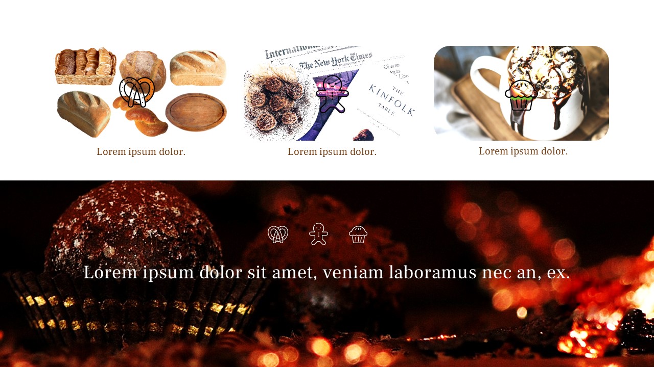 Dessert Simple Google Templates