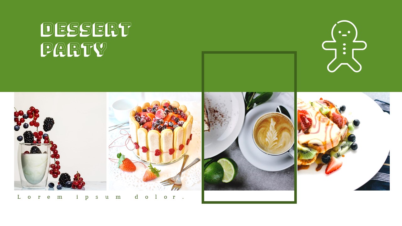 Dessert Simple Google Templates