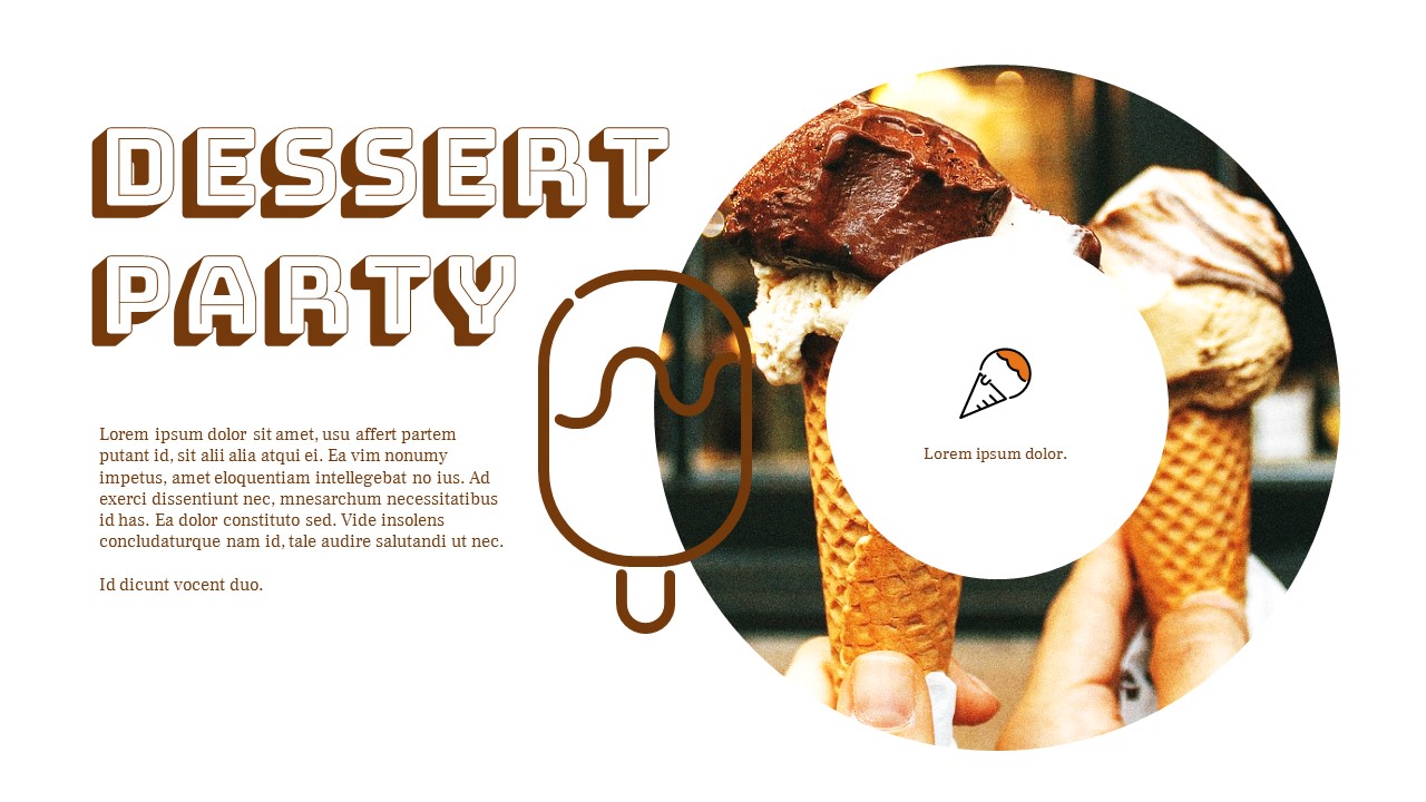 Dessert Simple Google Templates