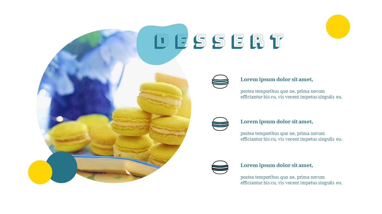 Dessert Simple Google Templates