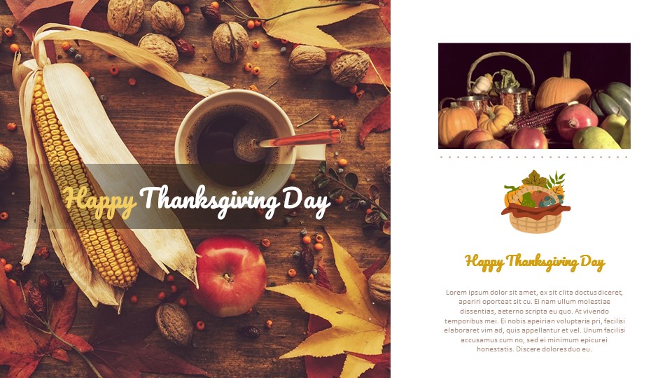 Thanksgiving Day Google Presentation Slides