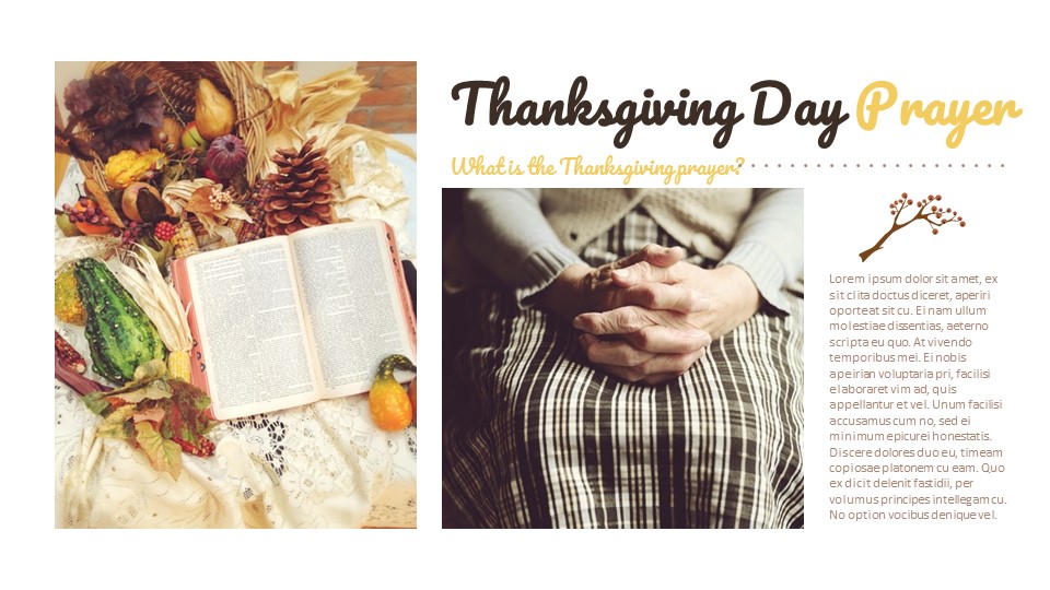Thanksgiving Day Google Presentation Slides