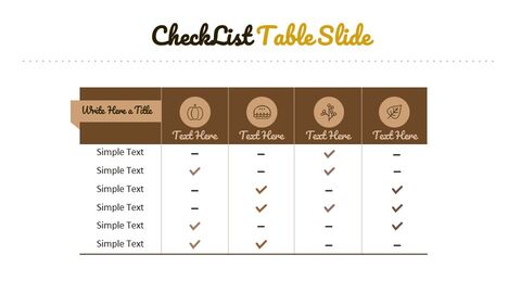 Thanksgiving Day Google Presentation Slides