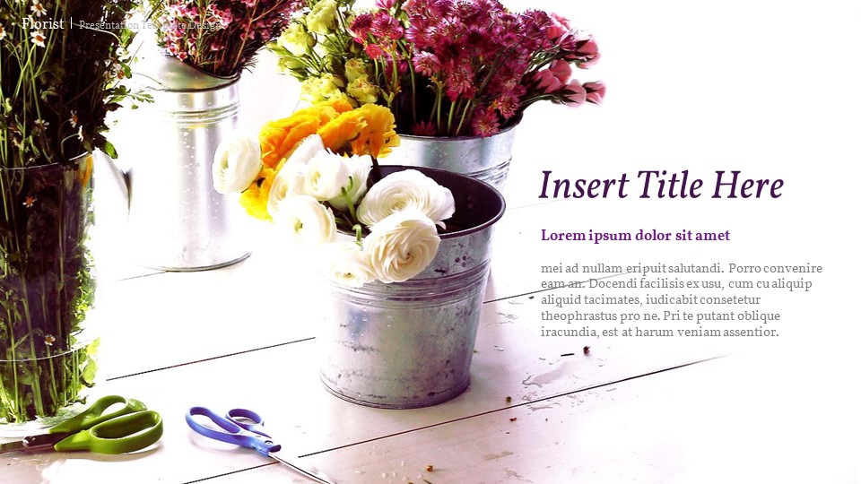 Florist Google Slides to PowerPoint