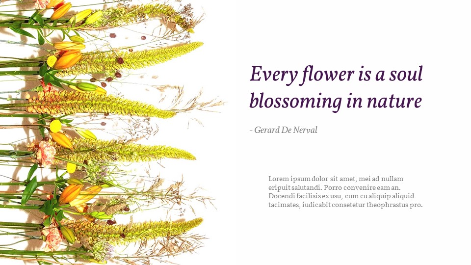 Florist Google Slides to PowerPoint
