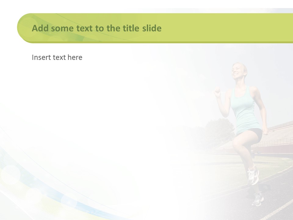 Running Powerpoint Template