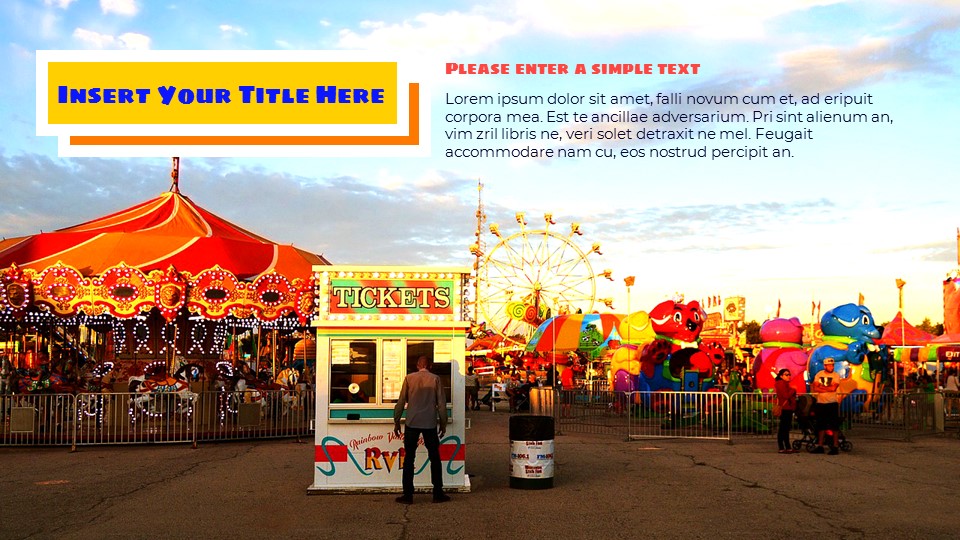 Amusement Park Google PowerPoint Slides|Travel