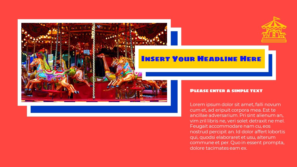 Amusement Park Google PowerPoint Slides|Travel