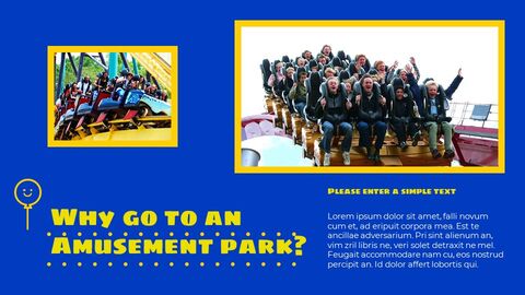 Amusement Park Google PowerPoint Slides|Travel