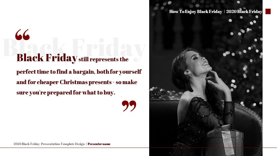 Black Friday Simple Slides Templates|Culture|Google