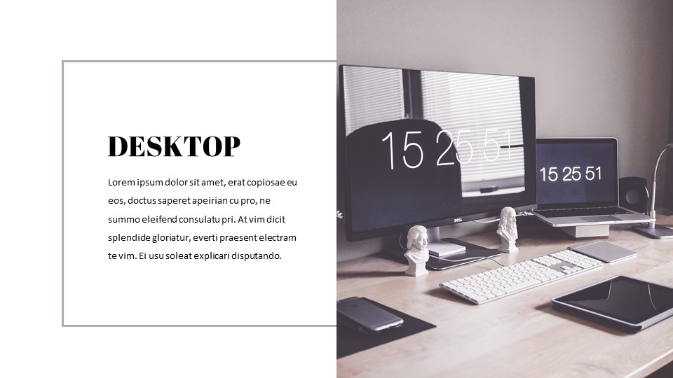 Desktop & Laptop Google Slides Interactive|IT
