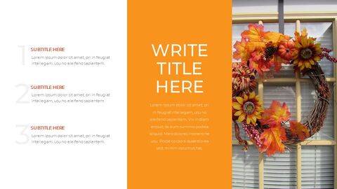 Thanksgiving day Simple Presentation Google Slides Template