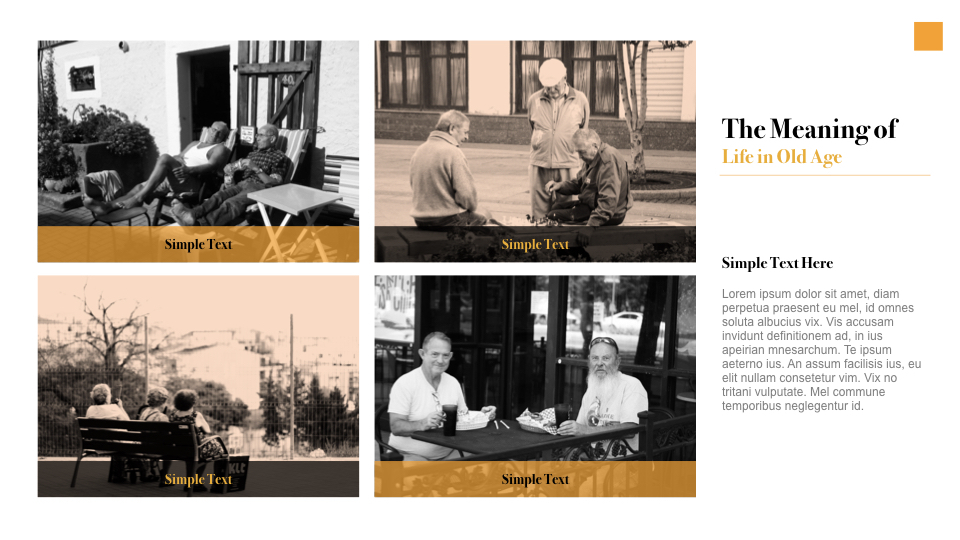 The Meaning of Life in Old Age Interactive Keynote|Education