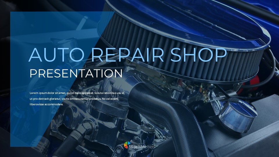 Auto Repair Shop Google Slides Themes for Presentations