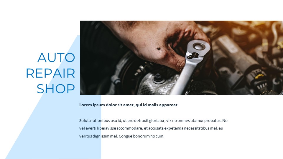 Auto Repair Shop Google Slides Themes for Presentations