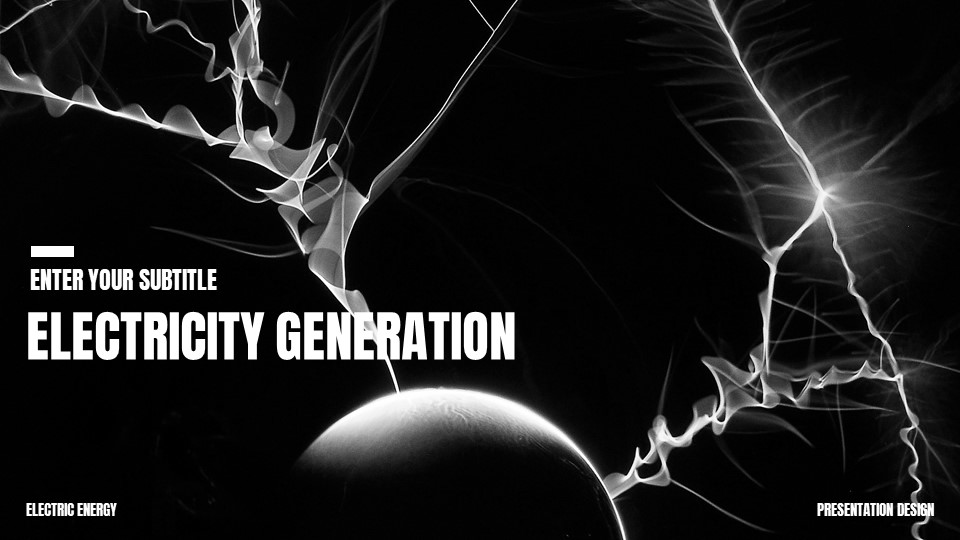 Electric Energy Google Slides Template Design