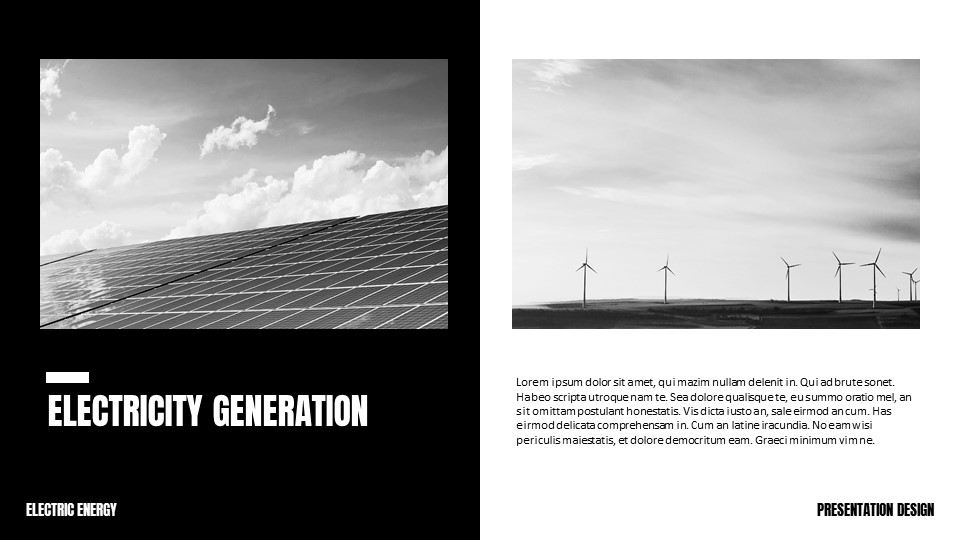 Electric Energy Google Slides Template Design