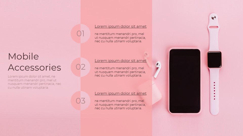 Mobile Accessories Google Slides Template Design