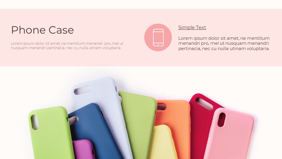 Mobile Accessories Google Slides Template Design