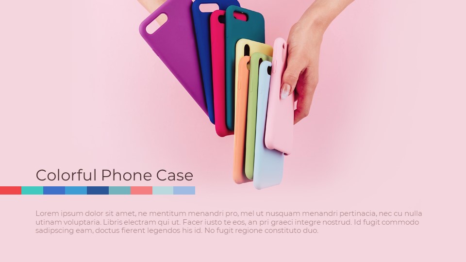 Mobile Accessories Google Slides Template Design