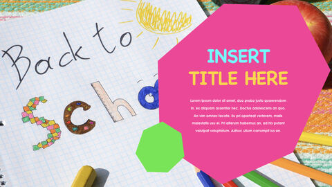 Back to School Multipurpose Presentation Keynote Template