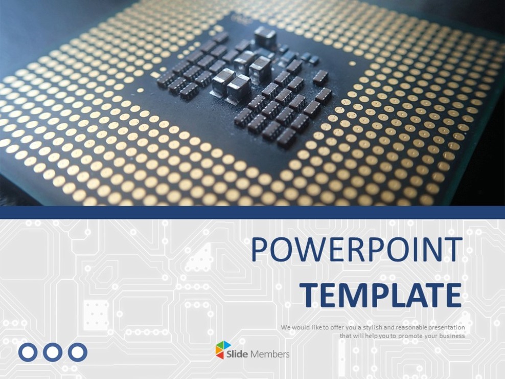 Free Google Slides Template Design - Semiconductor Industry
