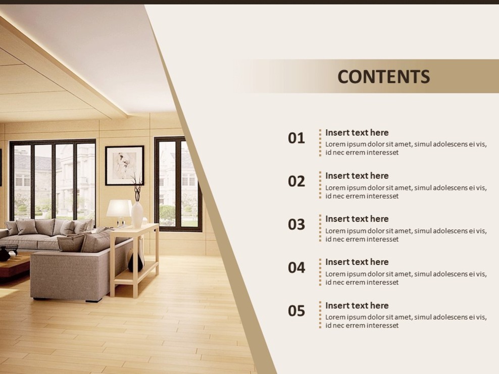 Living Room Interior - Free Google Slides themes