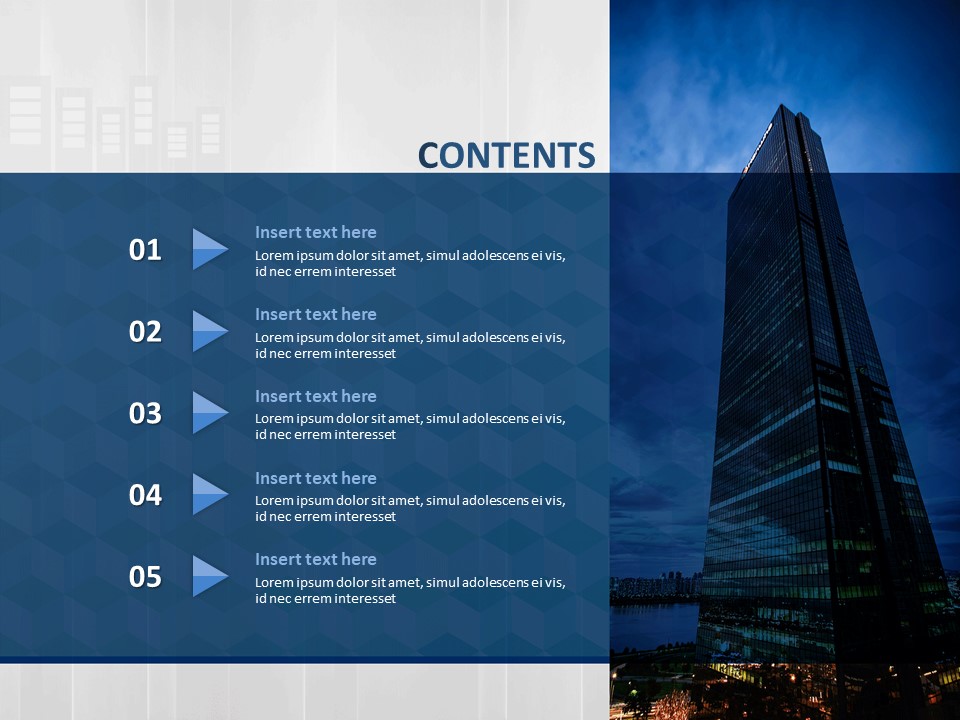 Night of City - Free Google Slides Template