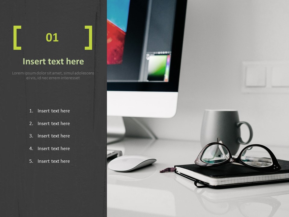 Free Images for Presentations - Working Space