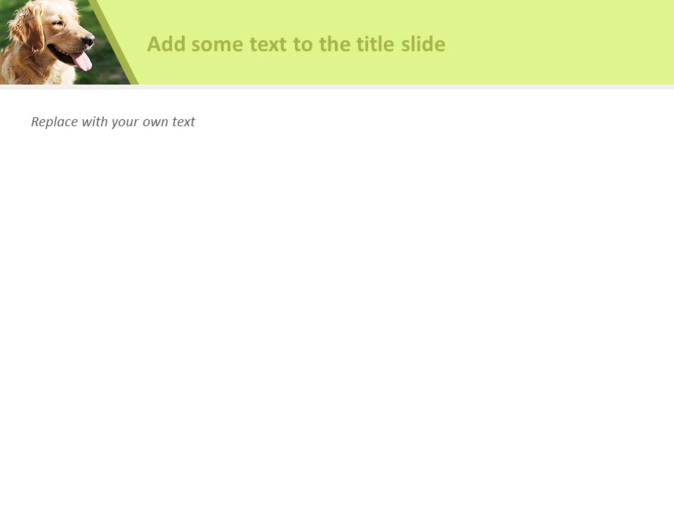 Pet Dog - Google Slides Images Free Download