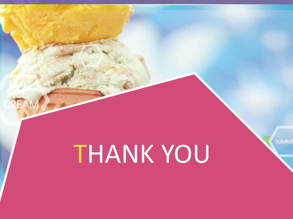 Sweet Icecream - Free Presentation Template