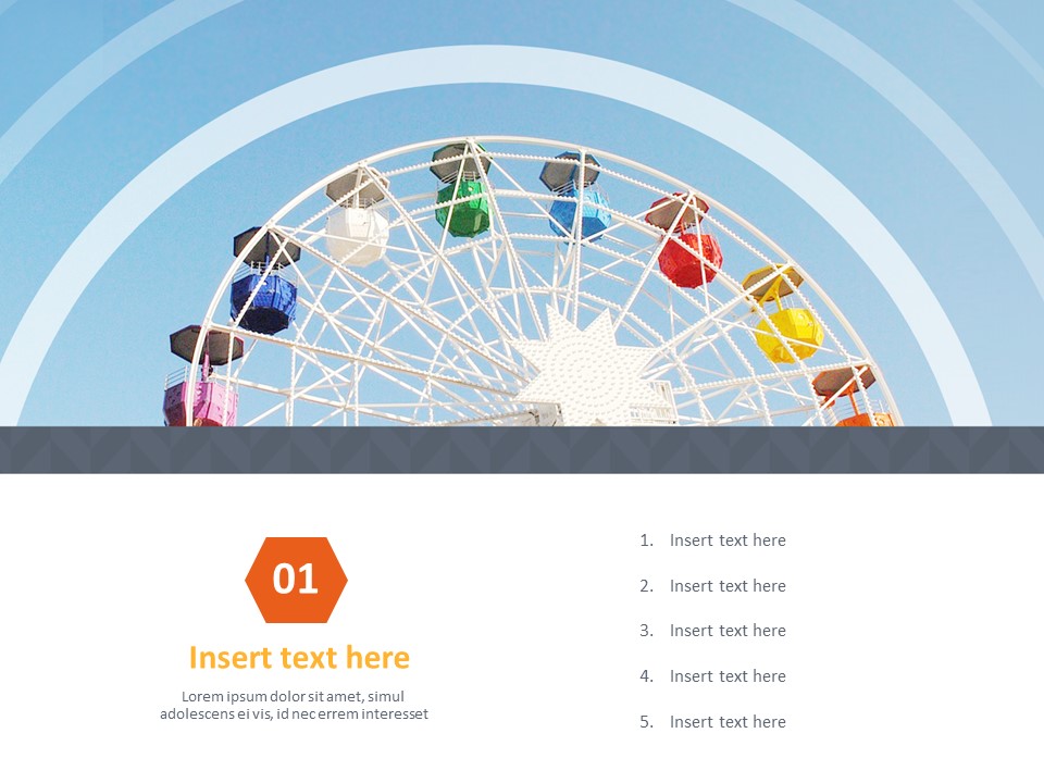Turning Ferris Wheel - Free Presentation Template|Google Slides