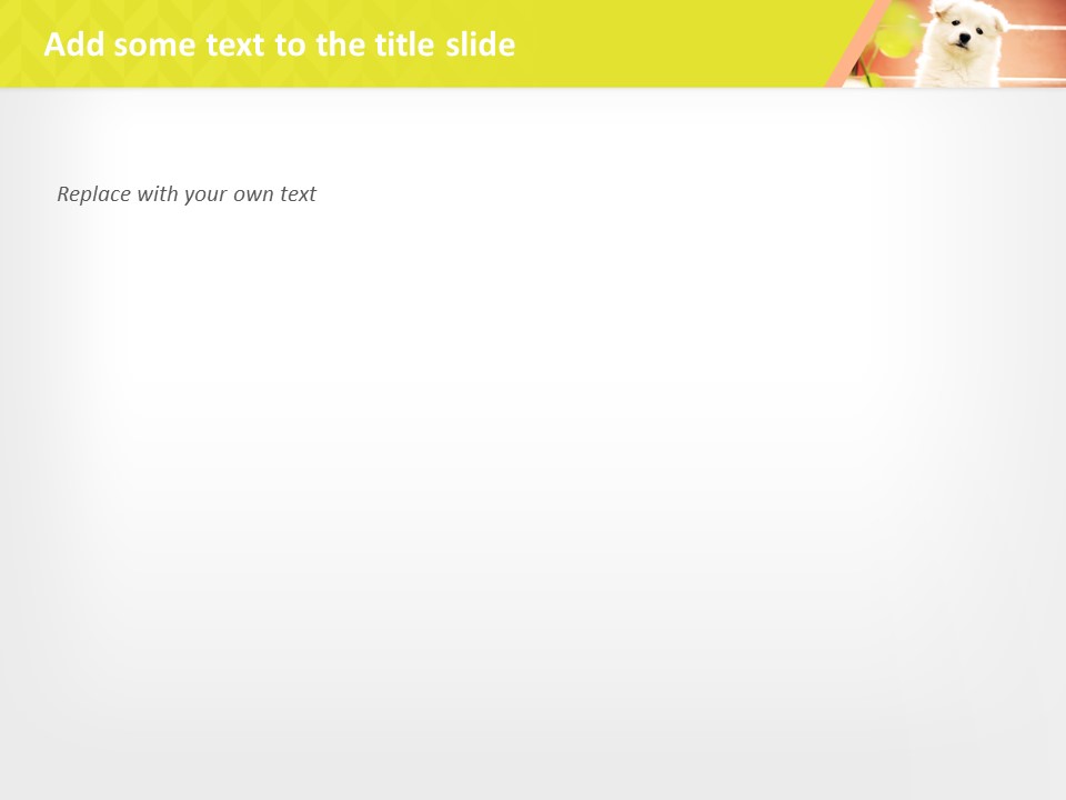 Free Google Slides Template - Lovely Puppy