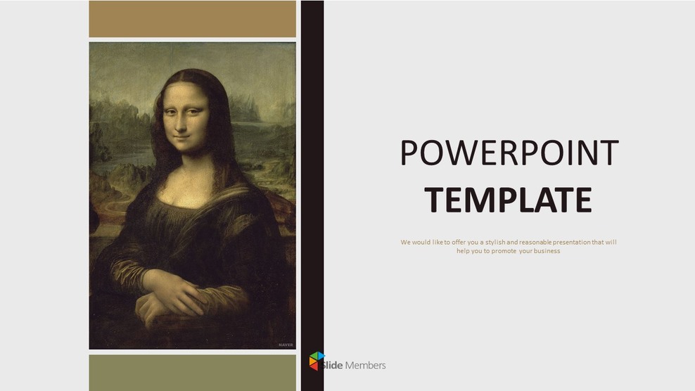 Google Slides online Free - Leonardo da Vinci "MonA Lisa"