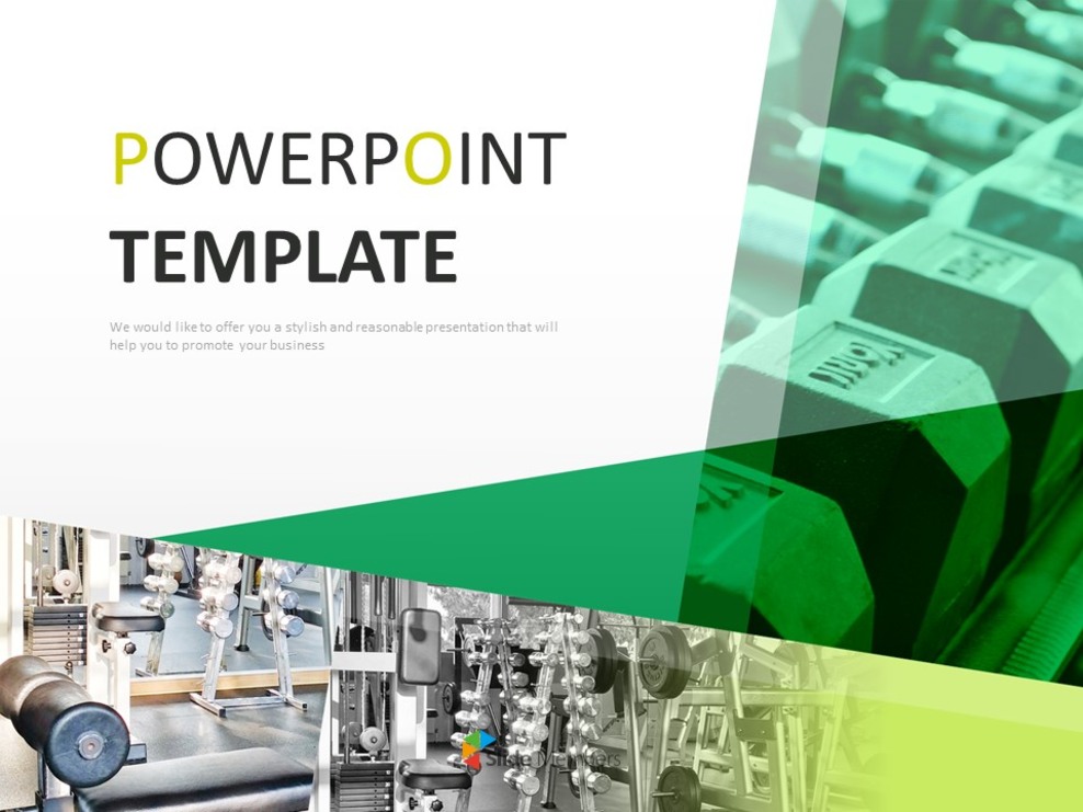 Fitness Exercise Equipment - Google Slides Template Free Download