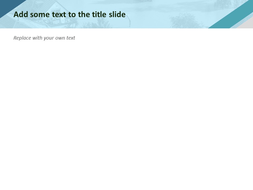 Flood Inundation - Free Presentation Template