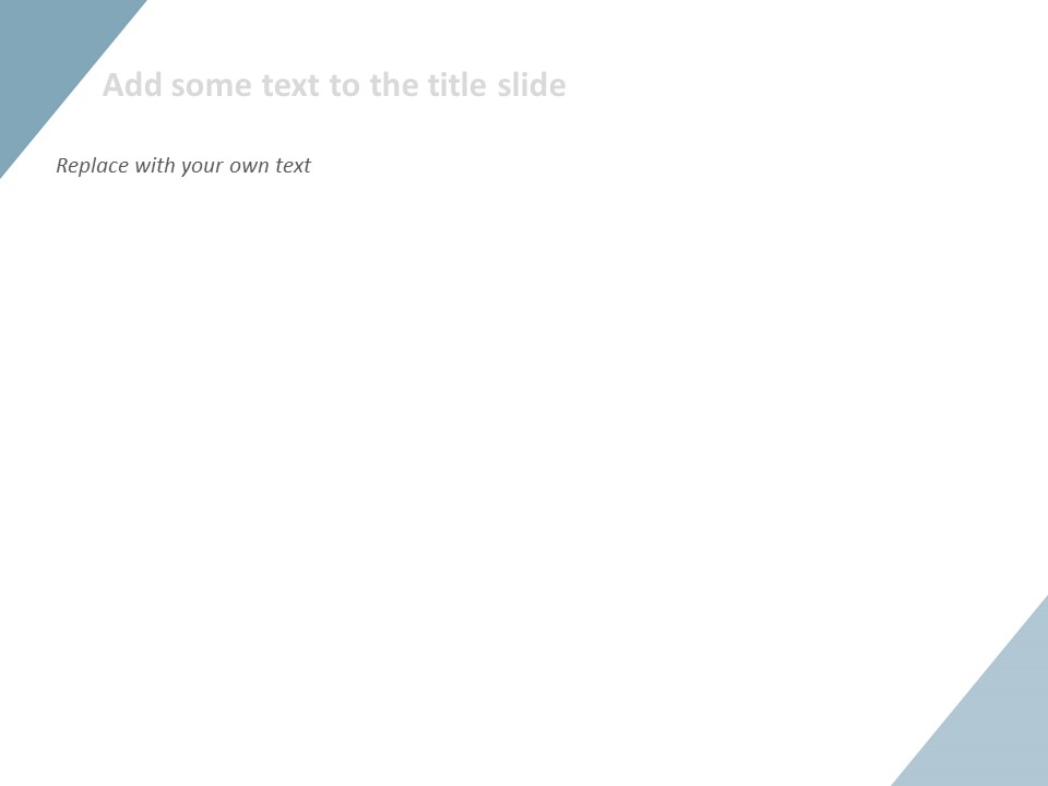 Free Google Slides Template - Dark Blue Handles