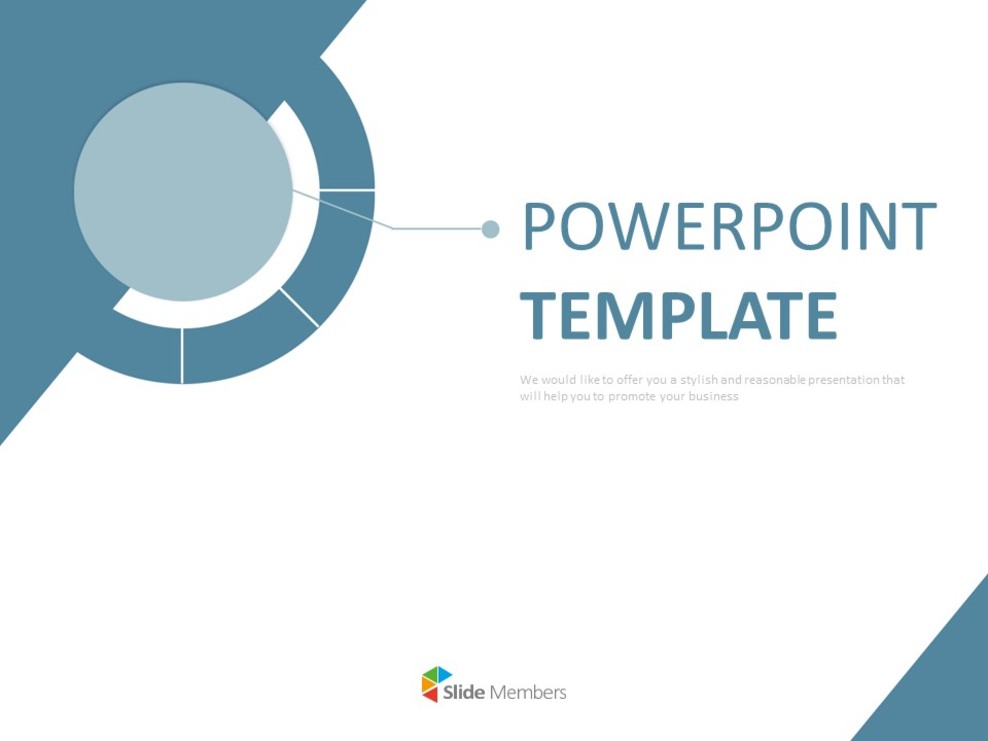 Free Google Slides Template - Dark Blue Handles
