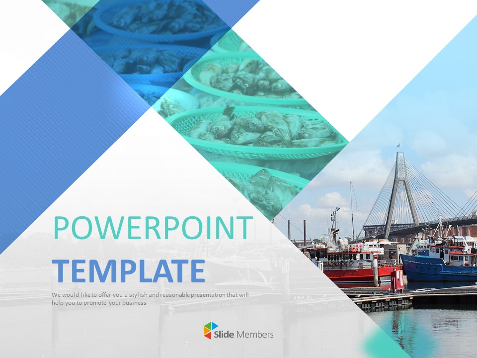 Google Slides Free - A Ship and Fish Market