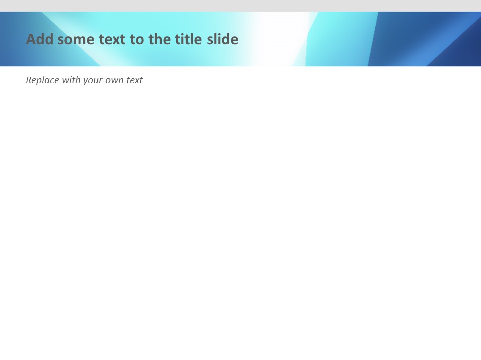 Blue Light Effect - Free Google Slides