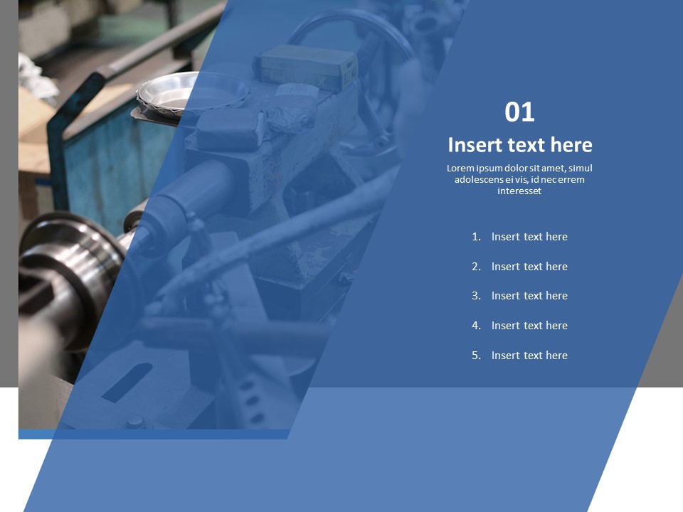 Free Google Slides themes - Components Background With Blue Outlines