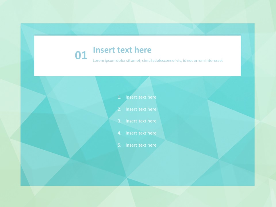 Free Images for Presentations - Mint and Twinkle Triangles With White ...