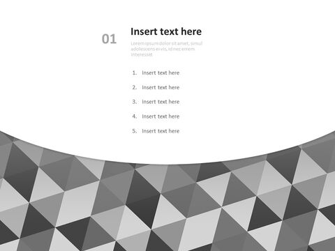 Free Presentation Templates - White Circle With Triangle Patterned ...